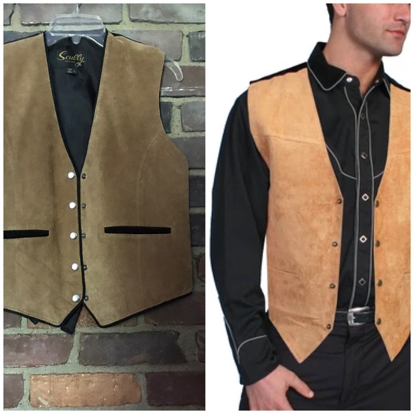 Scully | Suits & Blazers | Scully Suede Leather Vest Size Large | Poshmark